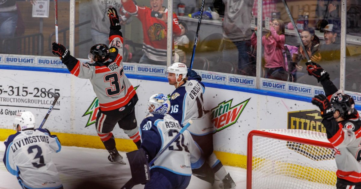 Rockford IceHogs | RECAP: Gust Plays Hero in OT, Hogs Win Fourth…