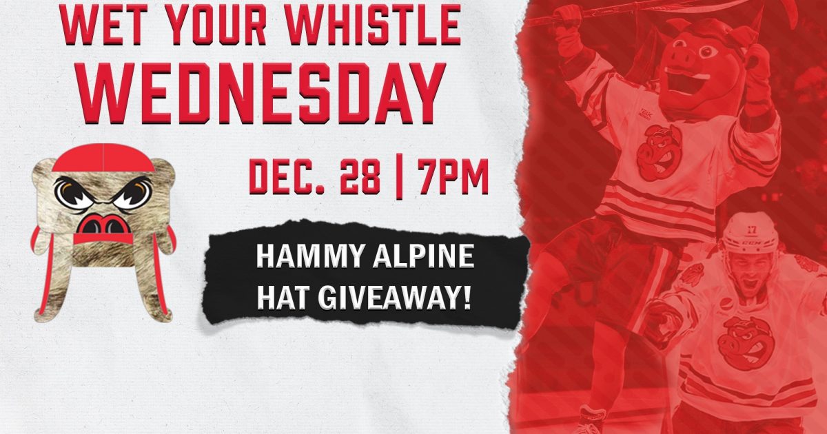 Rockford IceHogs | We're Giving Away Hammy Alpine Hats On Our Next…
