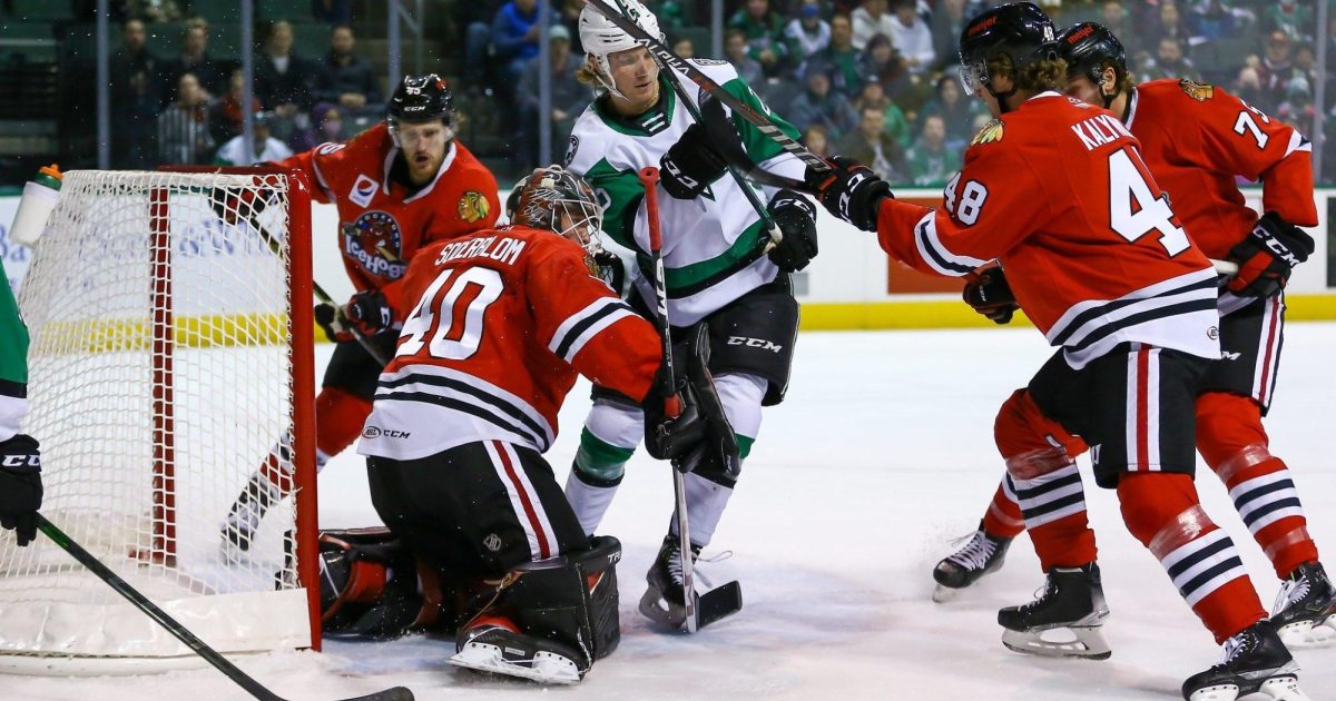 Rockford IceHogs | IceHogs Comeback Falls Short; Stars Hang On for…