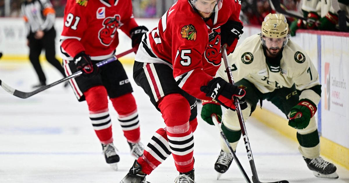 Rockford IceHogs | Strong Wild Third Stifles Hogs