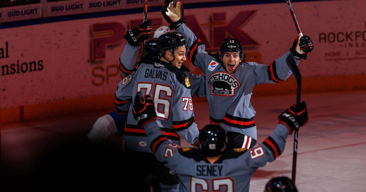 Rockford IceHogs | Gust Grabs Two Points for Hogs with Overtime Winner