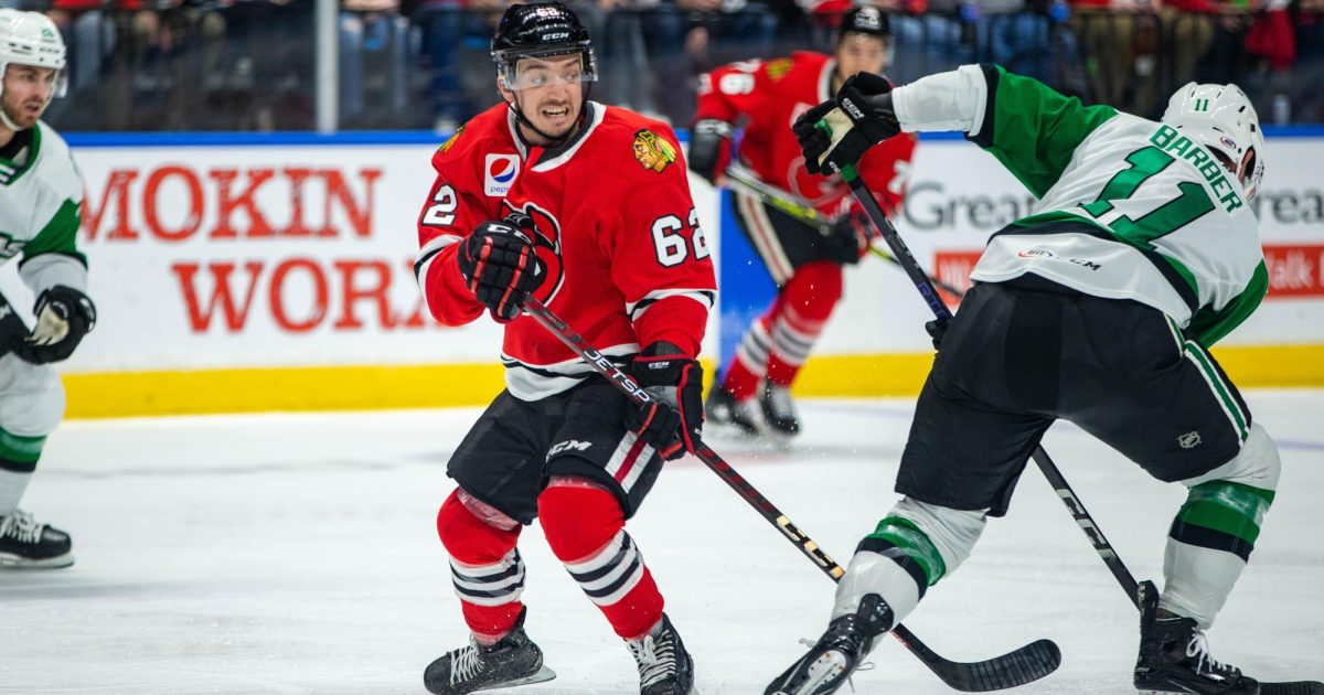 Rockford IceHogs | IceHogs Fall 5-3 in Game 1, Stars Take 1-0 Series…