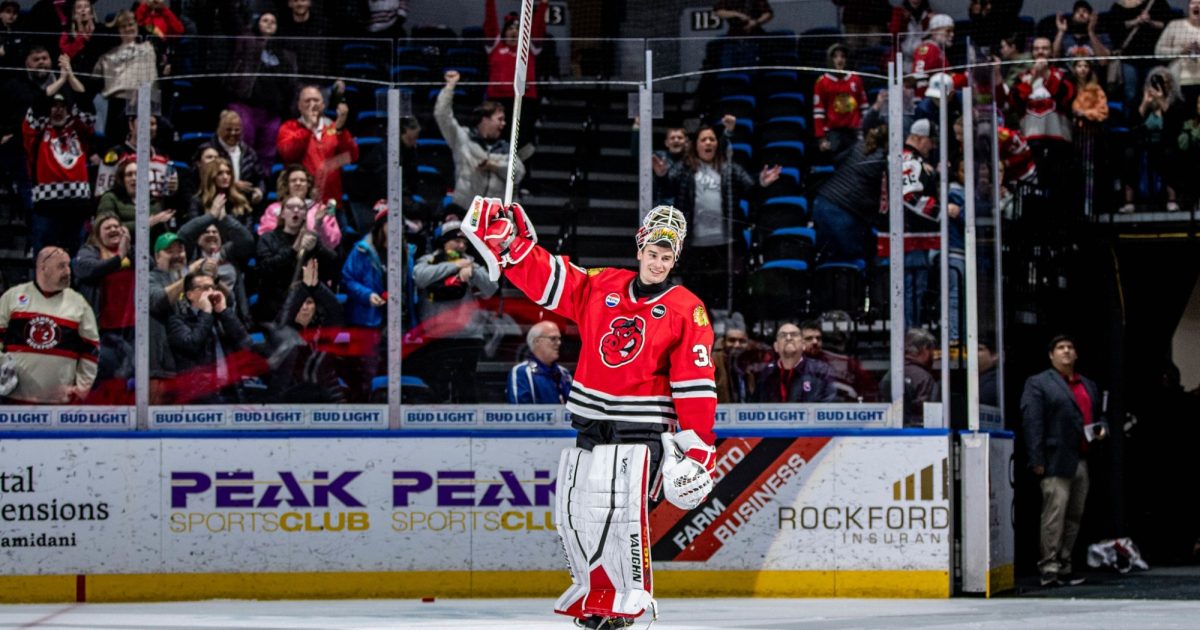 Rockford IceHogs | Jaxson Stauber Makes History as First AHL…