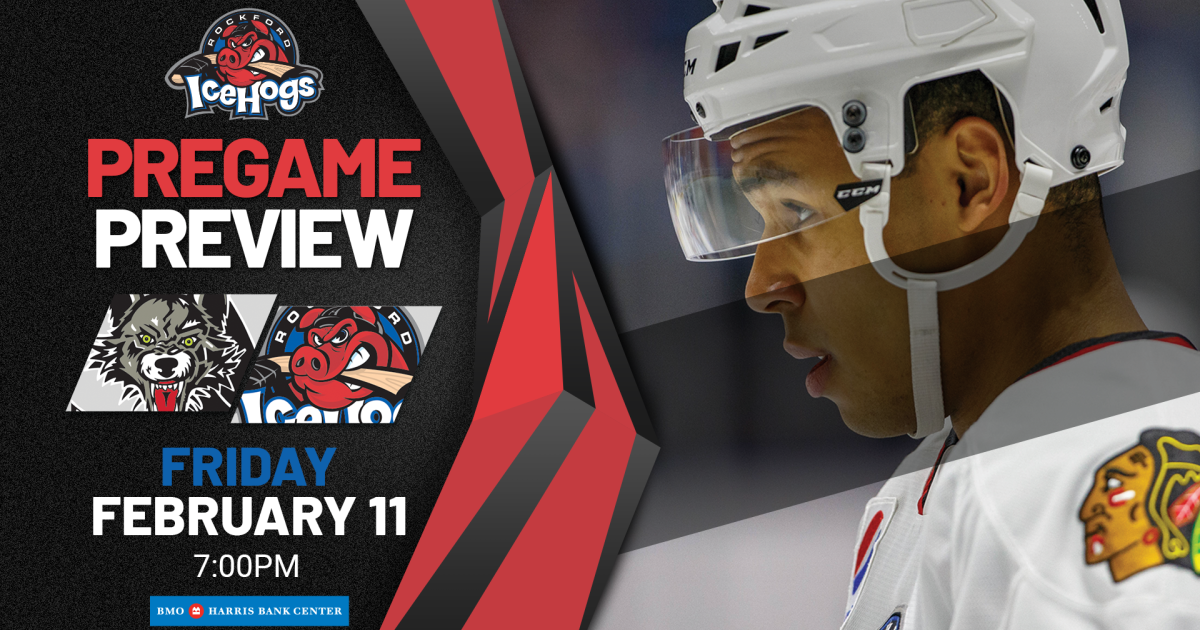 Rockford IceHogs | IceHogs Begin Home-and-Home Series with Chicago…