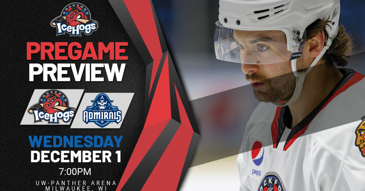 Rockford IceHogs | IceHogs Open December Schedule and Three-Game Road…