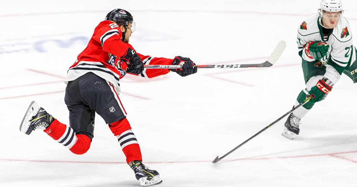 Rockford IceHogs | NILSSON HAT TRICK LAUNCHES HOGS TO COMMANDING WIN