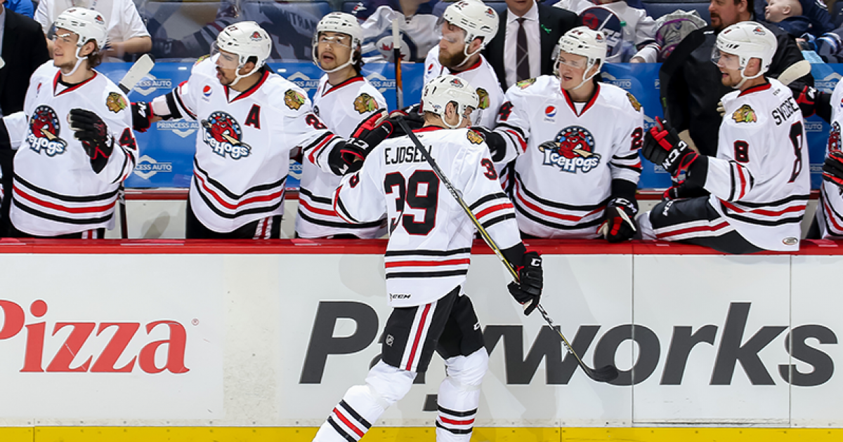 Rockford IceHogs | HOGS HOUND MOOSE FOR 4-2 VICTORY IN GAME 1 OF…
