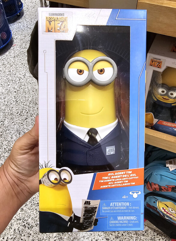 Despicable ME 4 DM4 Universal Studios Parks Minion AVL Agent Tim Toy ...
