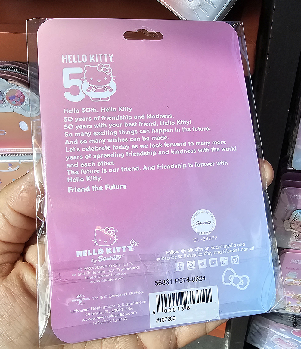 Hello Kitty 50th Anniversary Sanrio Acrylic Magnet – Hedgehogs Corner