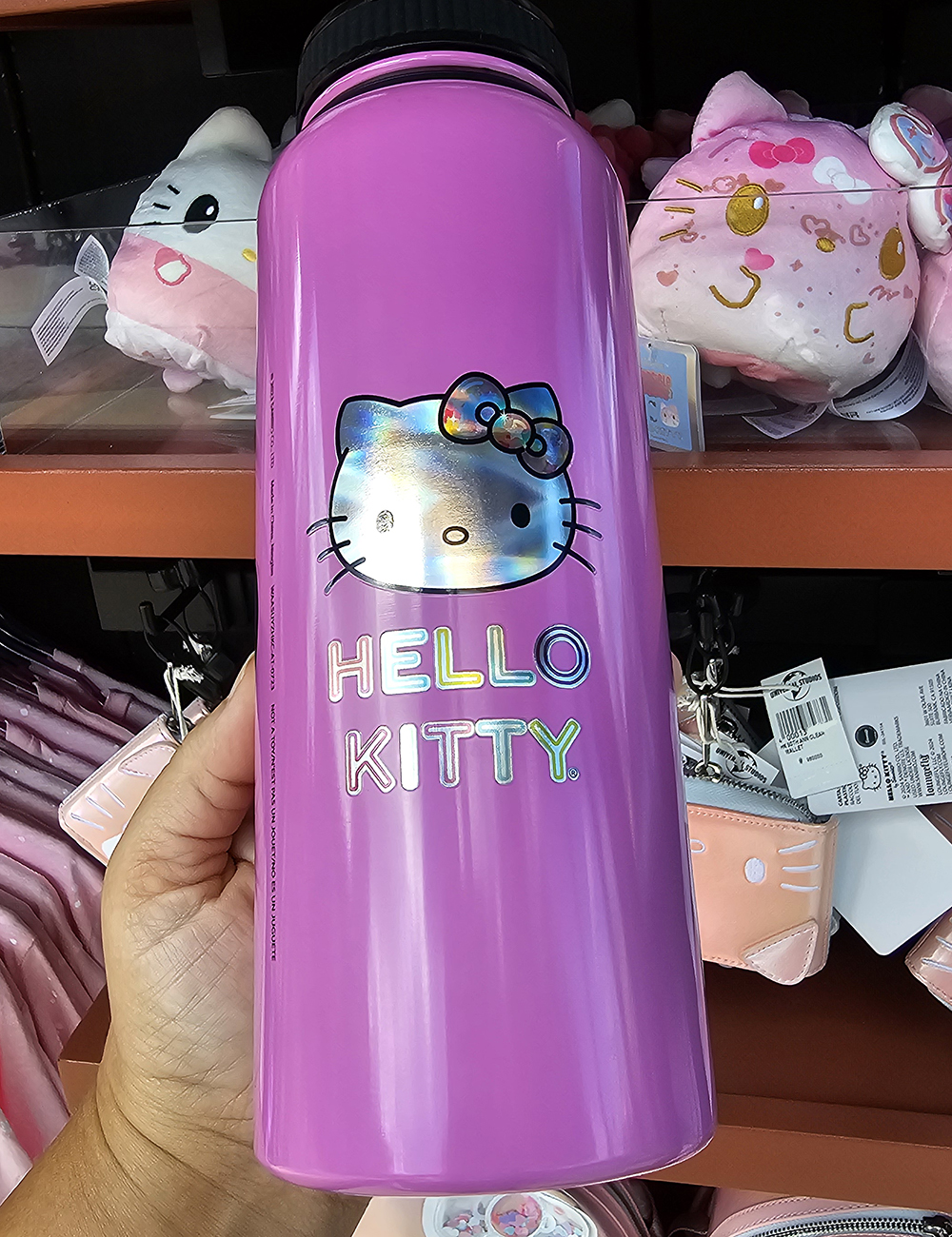 Hello Kitty Sanrio 40oz Stainless Steel Pink Water Bottle w/Lid ...