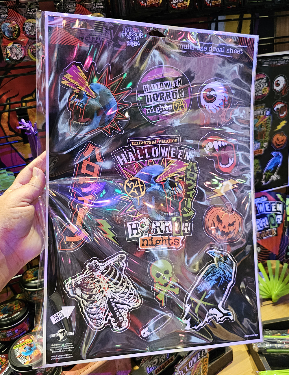 Halloween Horror Nights 2024 Universal Studios Parks Screaming Skull ...