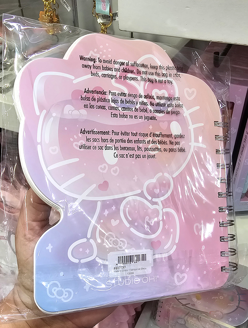 Hello Kitty 50th Anniversary Sanrio Spiral Notebook w/ 160 Lined Pages – Hedgehogs Corner