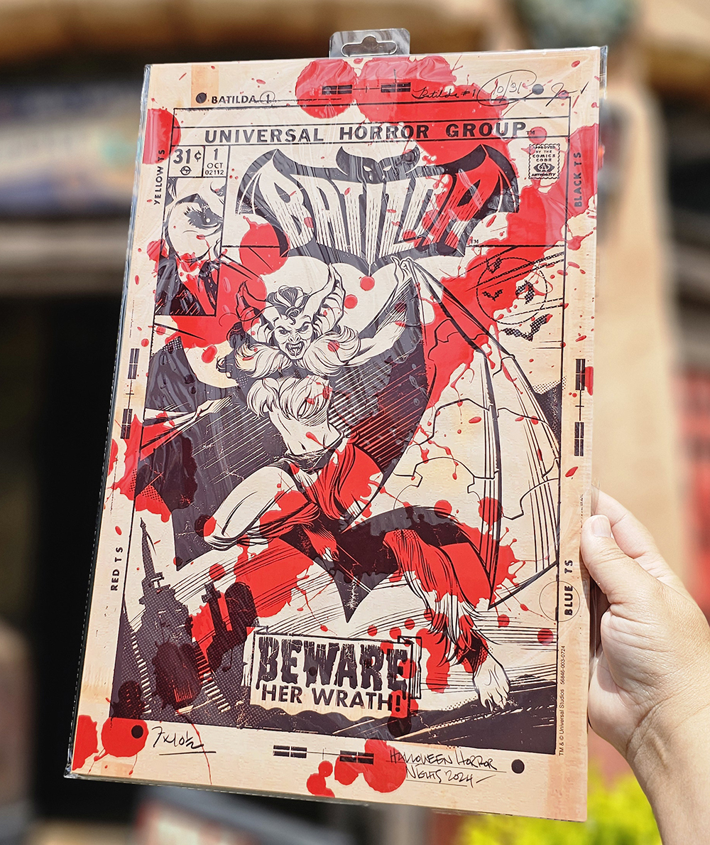 Halloween Horror Nights 2024 Universal Studios Parks Batilda Comic Art ...