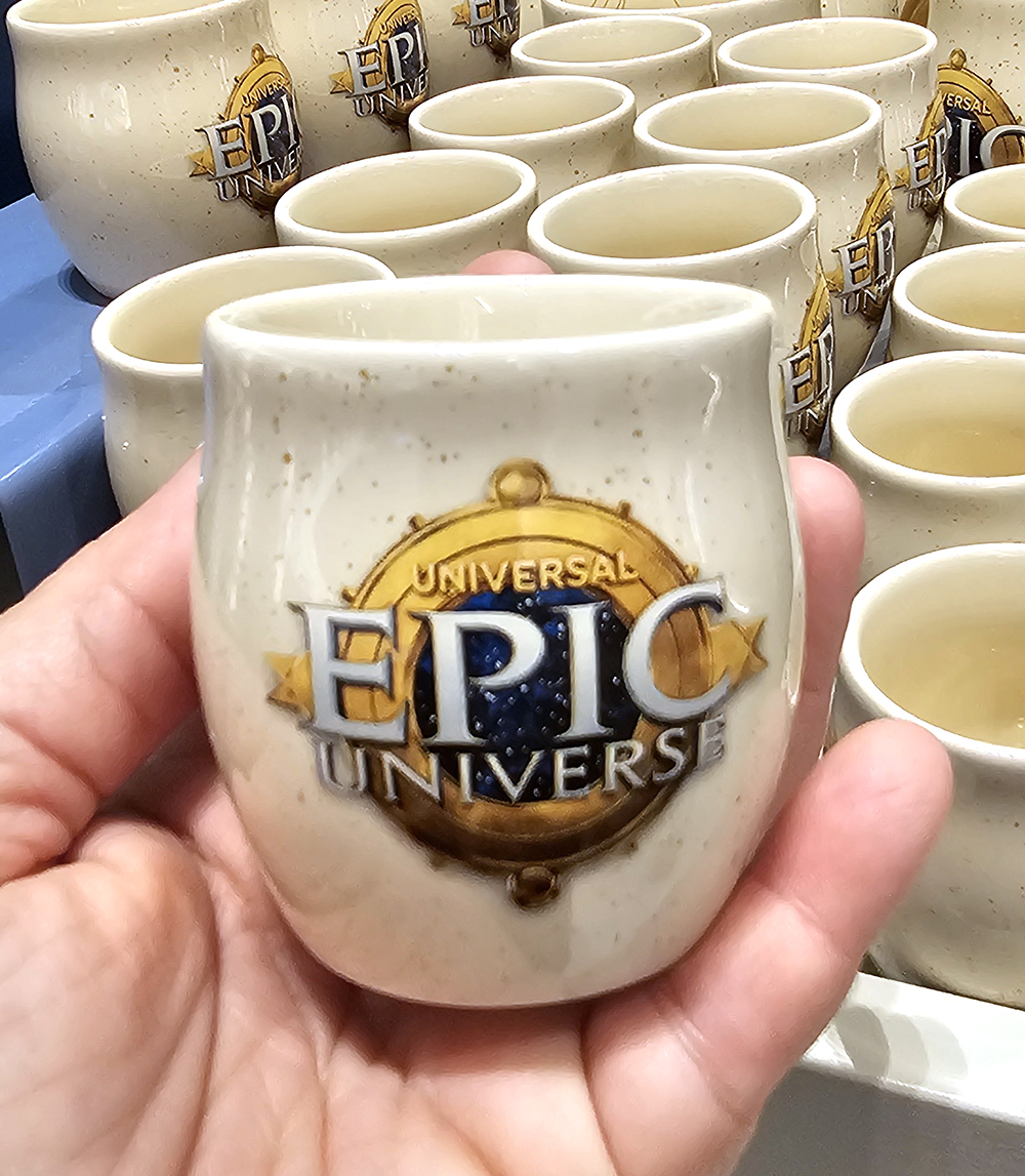 Universal Studios Epic Universe Logo Ivory Epic Emblem Mug – Hedgehogs ...