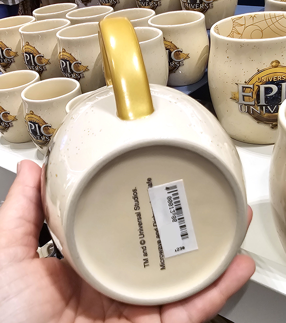 Universal Studios Epic Universe Logo Ivory Epic Emblem Mug – Hedgehogs ...