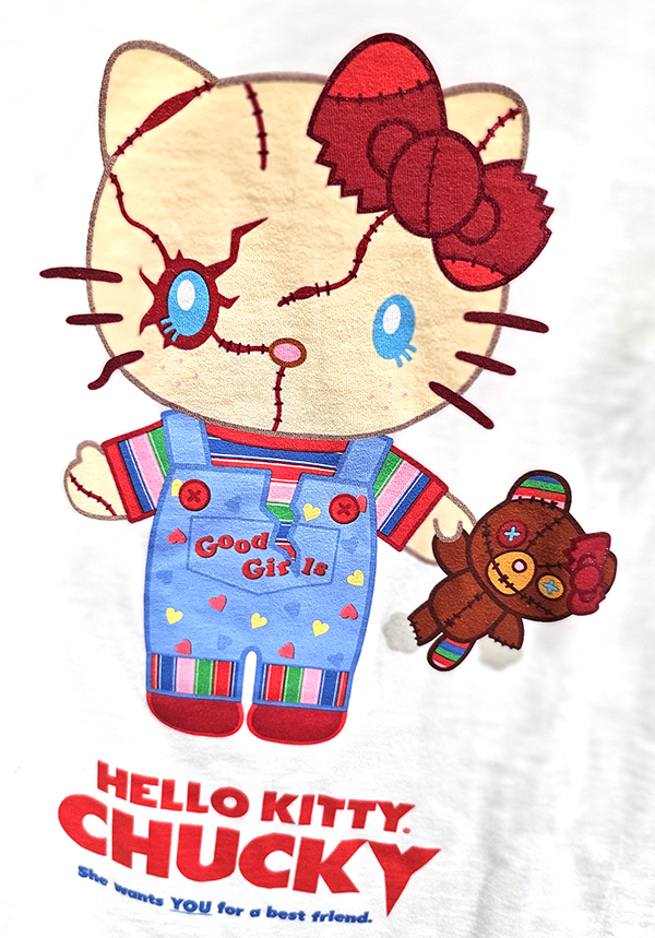 Hello Kitty Universal Studios Chucky Ringer T-Shirt – Hedgehogs Corner