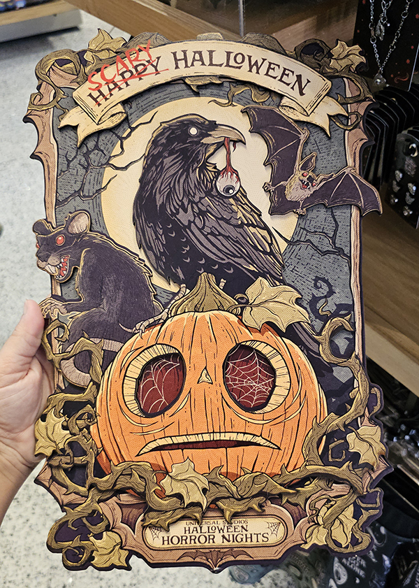 Halloween Horror Nights 2023 Universal Studios Lil’ Boo Wood Sign ...