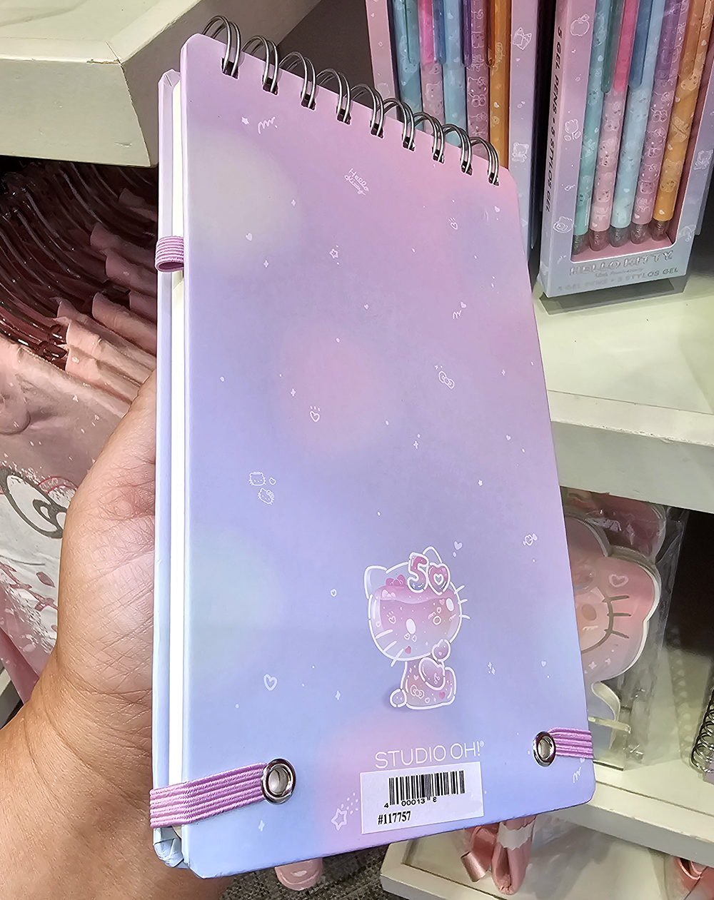 Hello Kitty 50th Anniversary Sanrio Top Spiral Notepad with Pocket and Pen Loop – Hedgehogs Corner