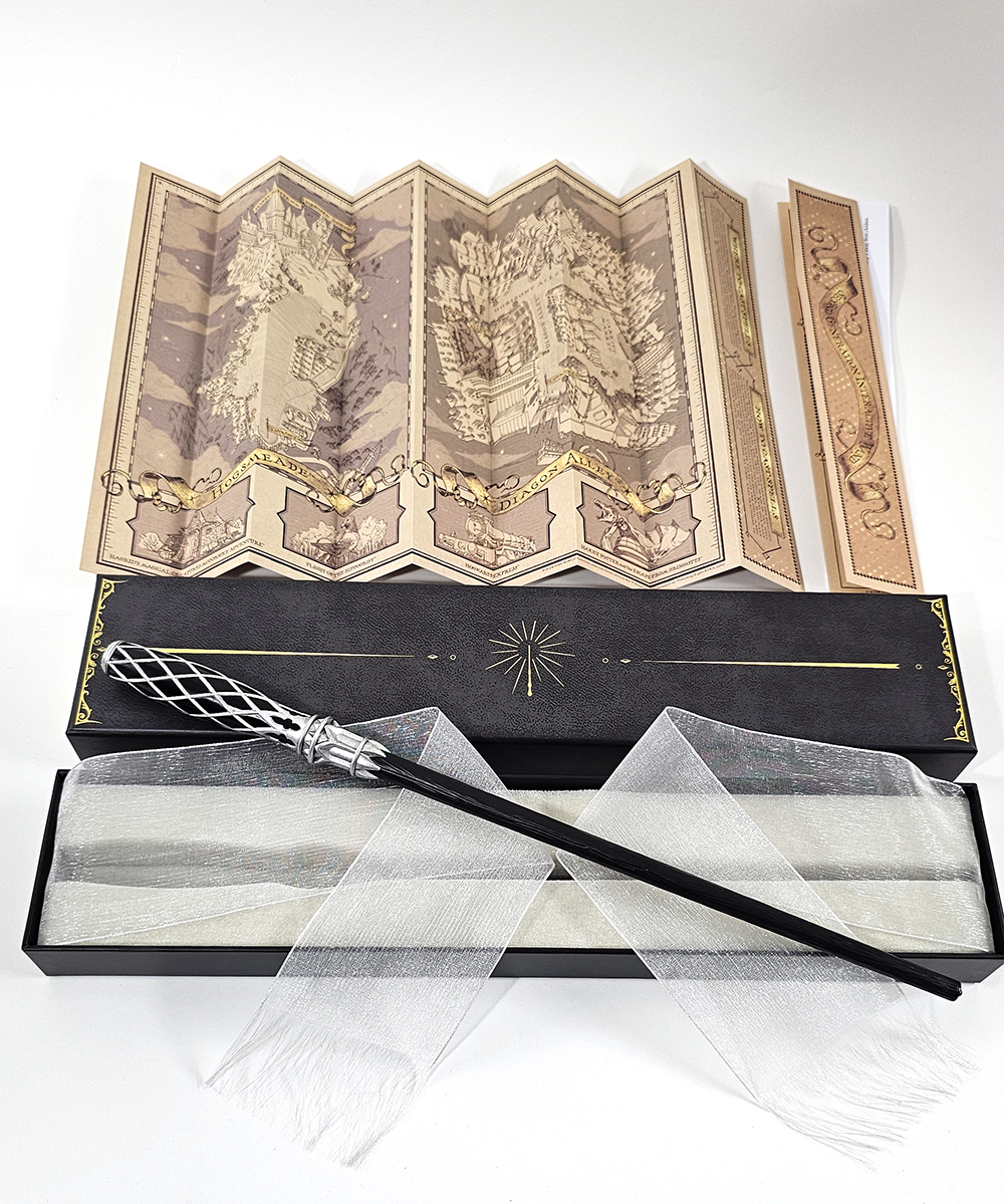 Wizarding World of Harry Potter Universal Studios Parks Second Generation Wand Silver Lime Tree ...