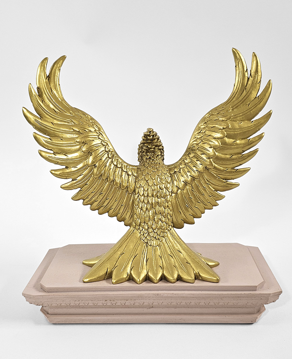 Universal Epic Universe Harry Potter Golden Phoenix Wand Stand ...