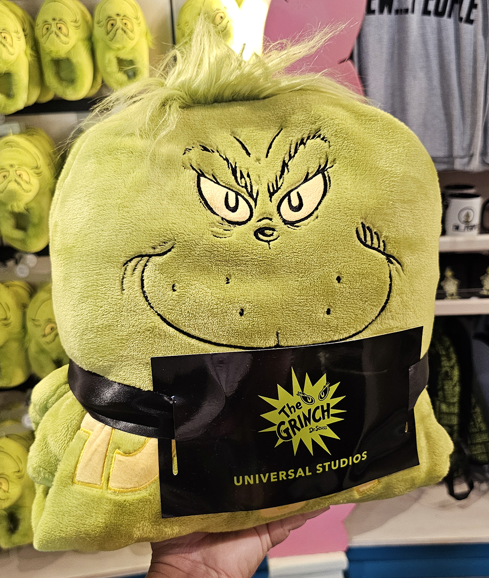 Universal Studios Parks Dr Seuss Cartoon The Grinch Green Hooded ...