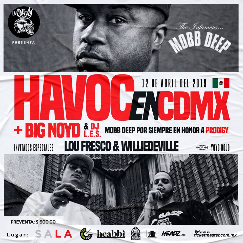 Havoc de Mobb Deep viene a CDMX - Revista Marvin