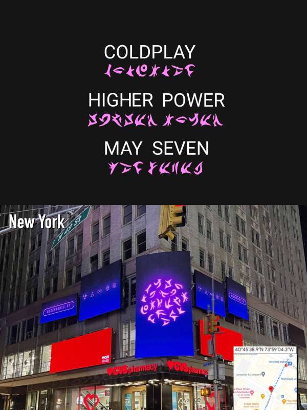 Coldplay estaría anunciando un nuevo proyecto llamado 'Alien radio'