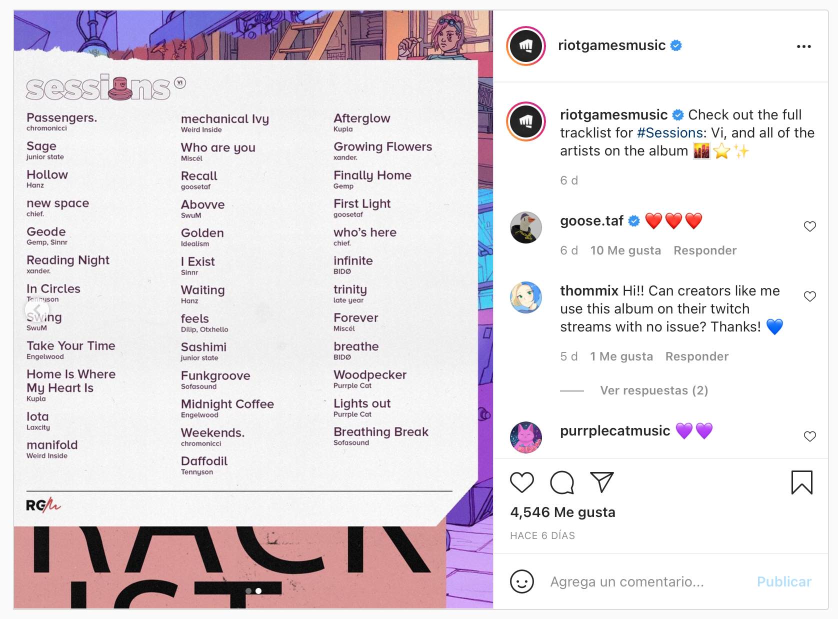 Riot Games Music lanza un álbum musical libre de copyright