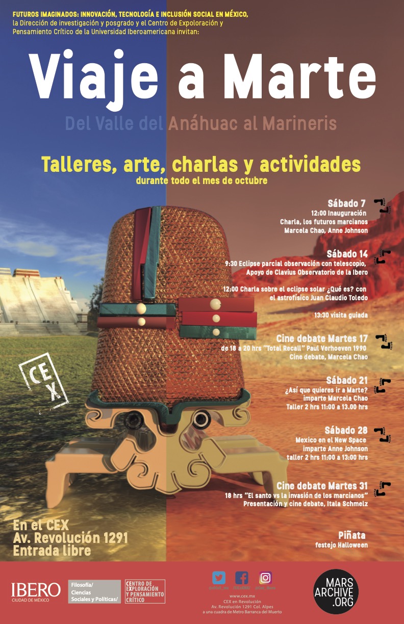 Exposición Viaje a Marte en el CEX - Revista Marvin