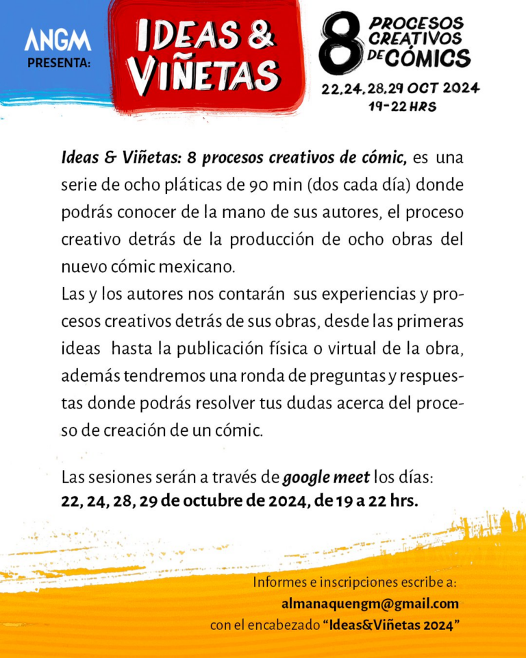 Ideas & Viñetas: 8 Procesos Creativos de Cómic por ANGM - Revista Marvin