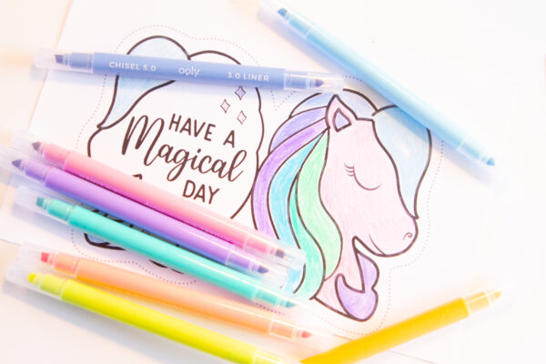 Cute Unicorn Craft for Valentine's Day: Coloring Activity Mom Junky