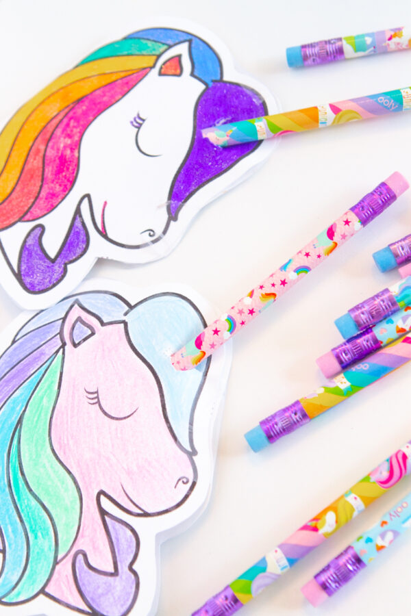 Cute Unicorn Craft for Valentine's Day: Coloring Activity Mom Junky