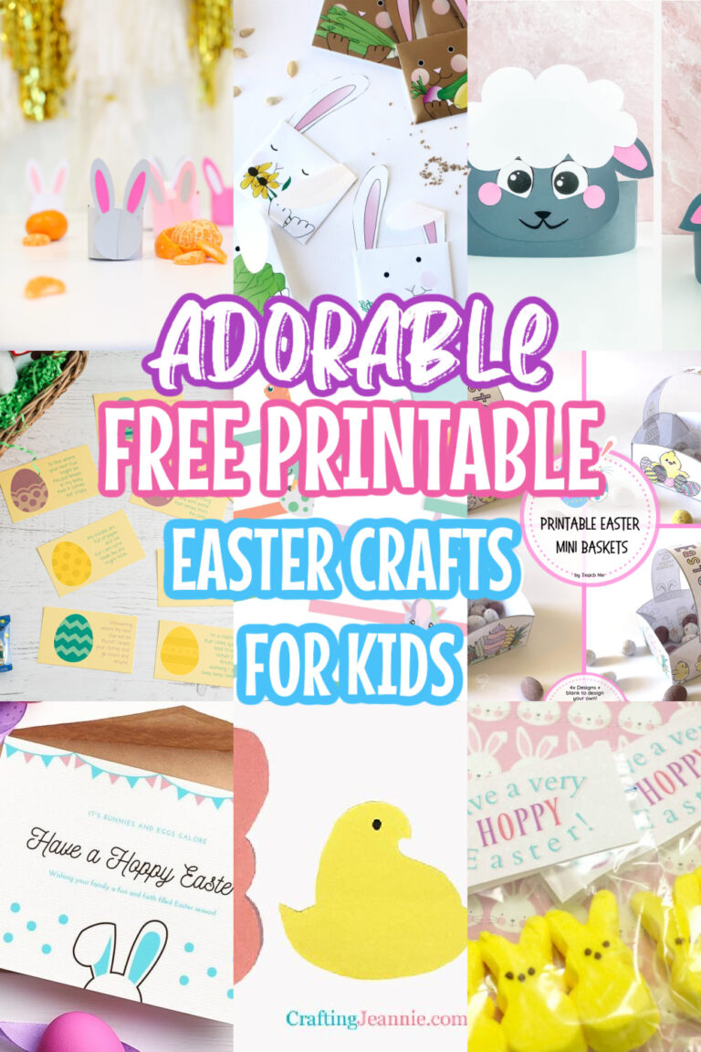 19 Printable Easter Crafts for Kids; Easter Fun