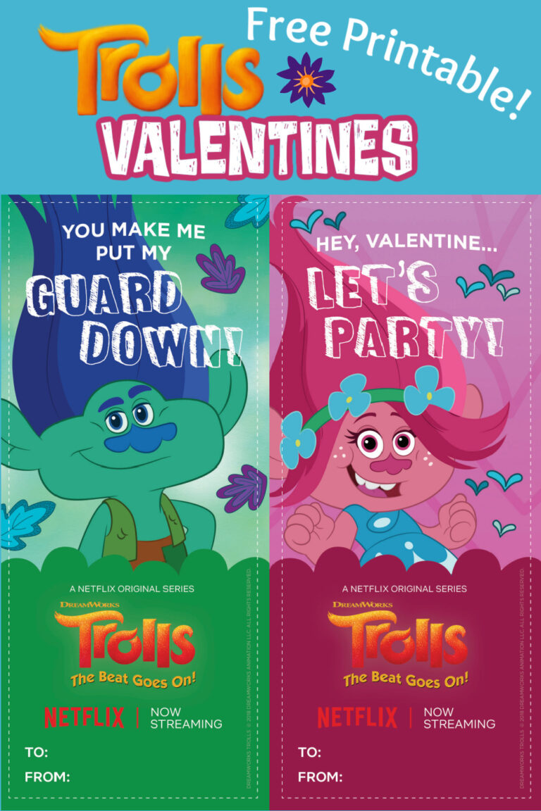 Best Dreamworks Trolls Printables and Crafts