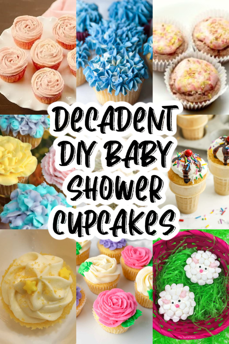 43 DIY Baby Shower Cupcakes: the Best Collection of Recipes
