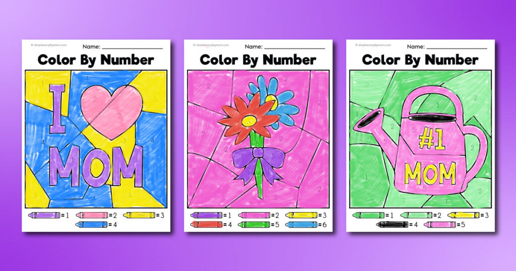 Free Fun Printable Mother's Day Coloring Pages