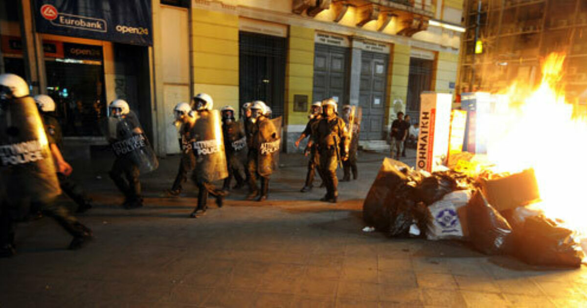 Greece on Fire as Debt Crisis Ignites Eurozone - In These Times