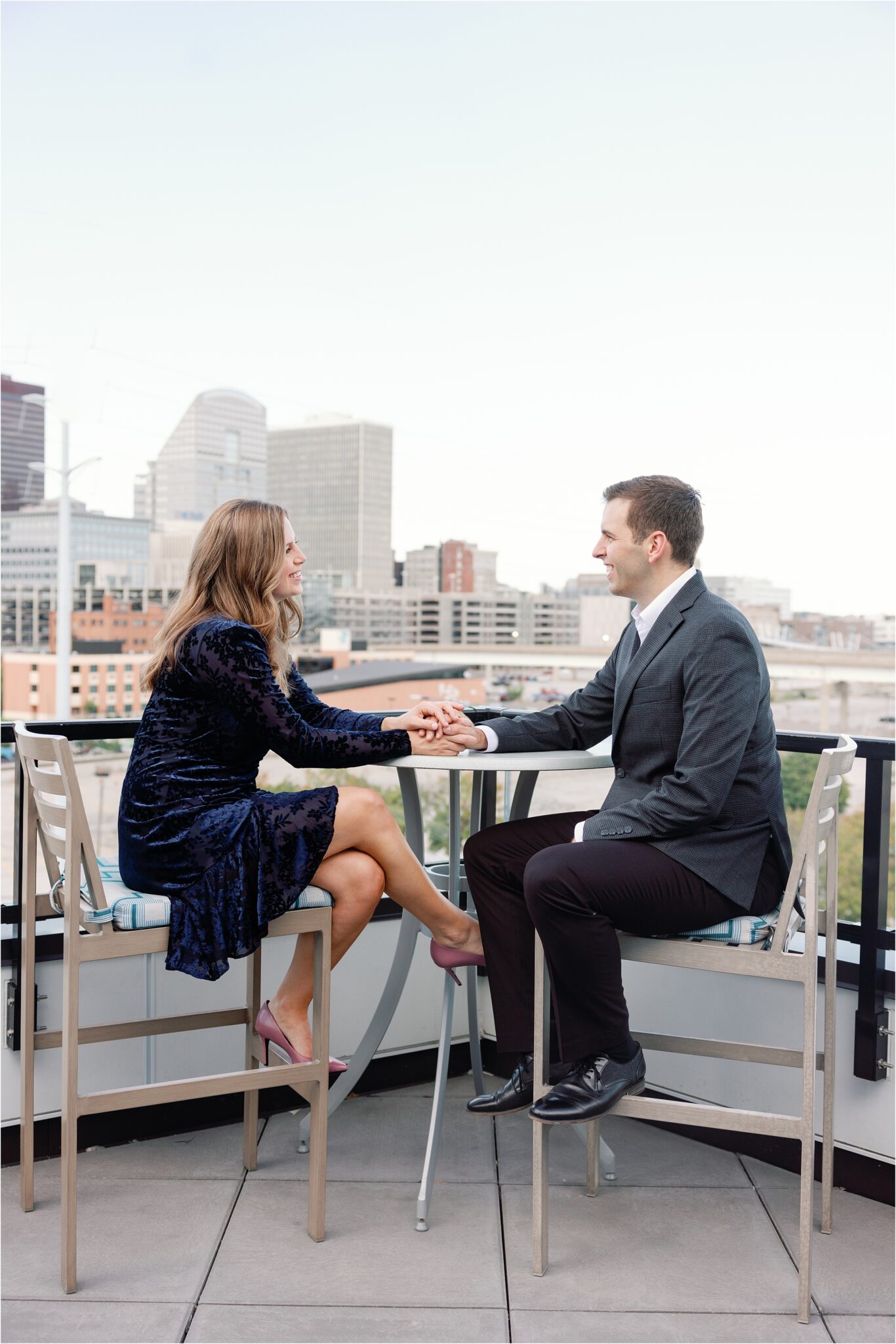 Downtown Des Moines Engagement Session