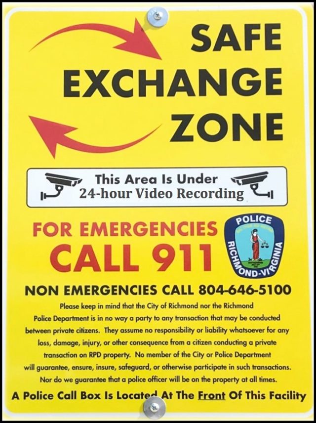 RPD Offering Safe Exchange Zone for Conducting Business Safely - RVAHub