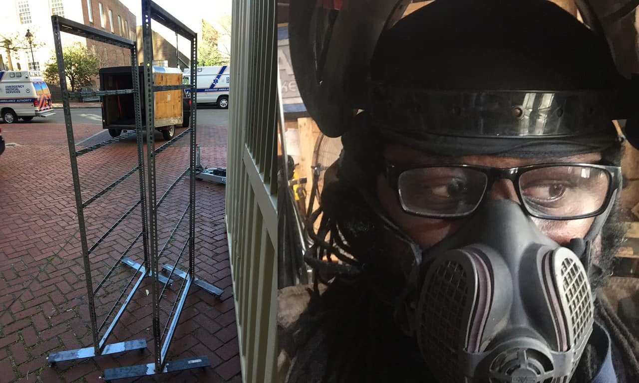 Artist Keith Ramsey Uses his Welder to Help Healthcare Workers - RVAHub