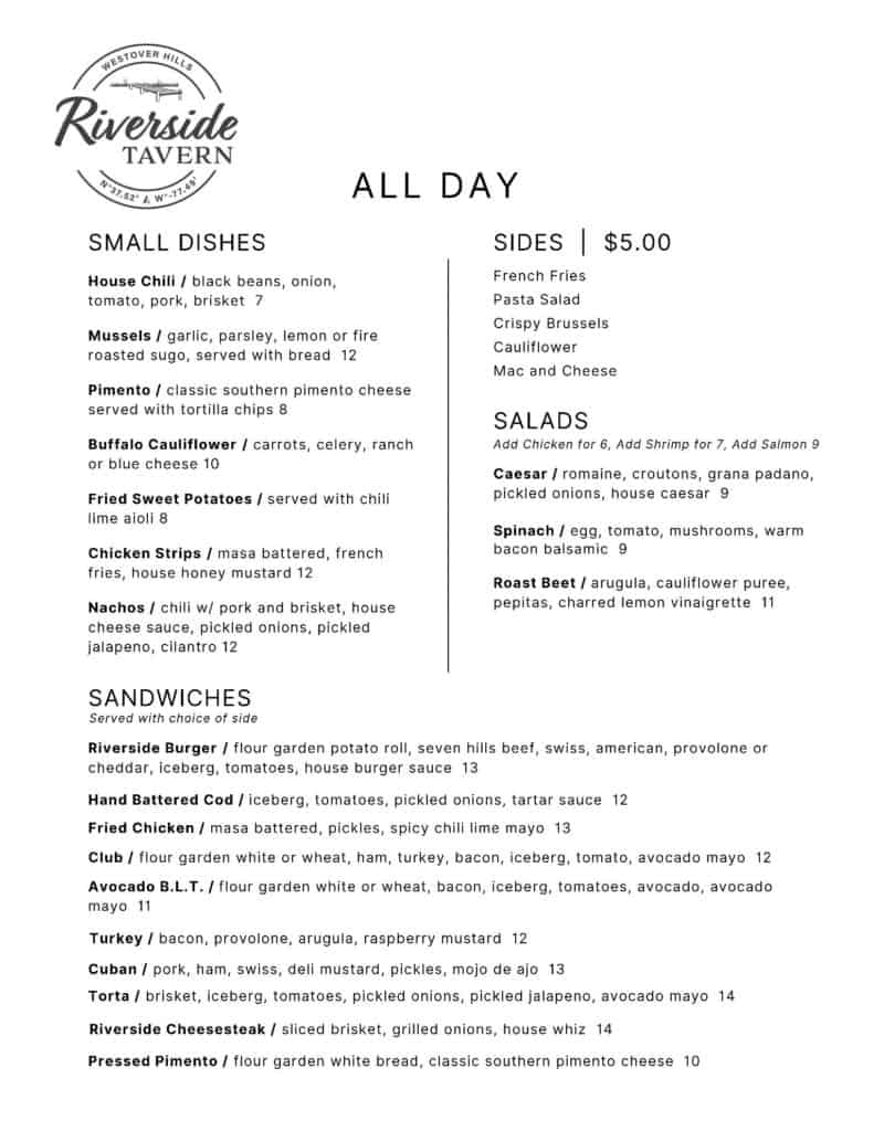 Riverside Tavern Opened on Saturday - RVAHub