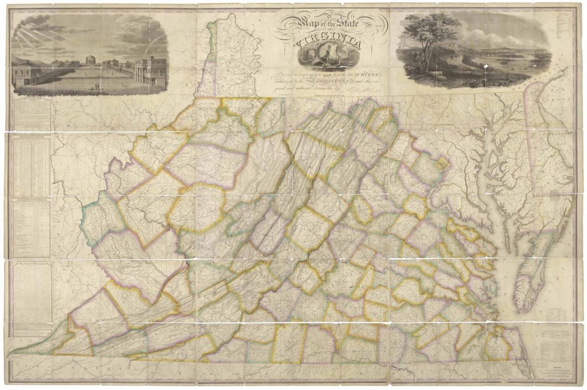 Mapping the Commonwealth, 1816–1826, Tells the Story of Virginia's ...