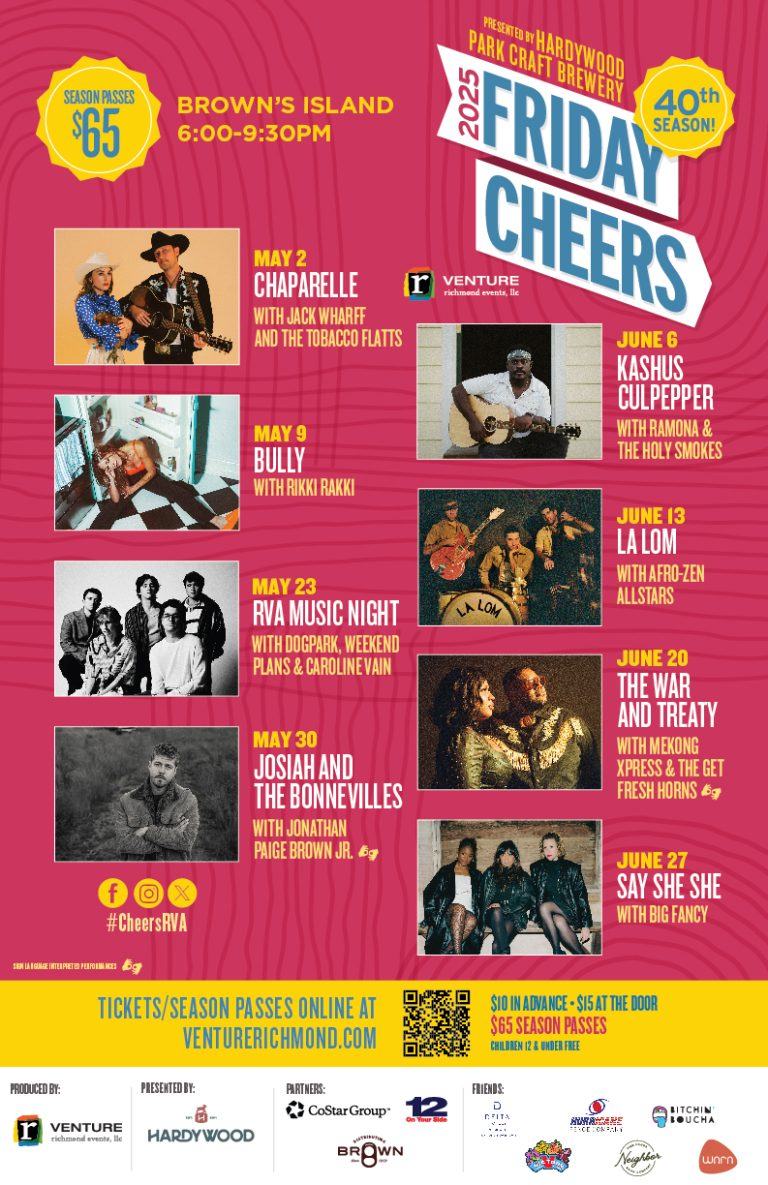 Friday Cheers Announce 2025 Lineup - RVAHub