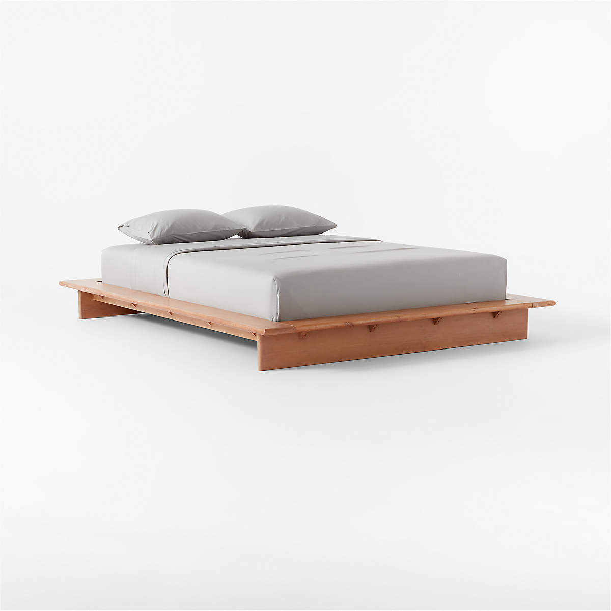 CB2 Indio Wood Platform Queen Bed | Seeded