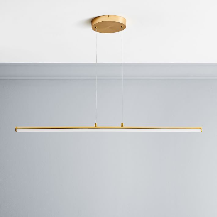 West Elm Light Rods LED Pendant | Seeded
