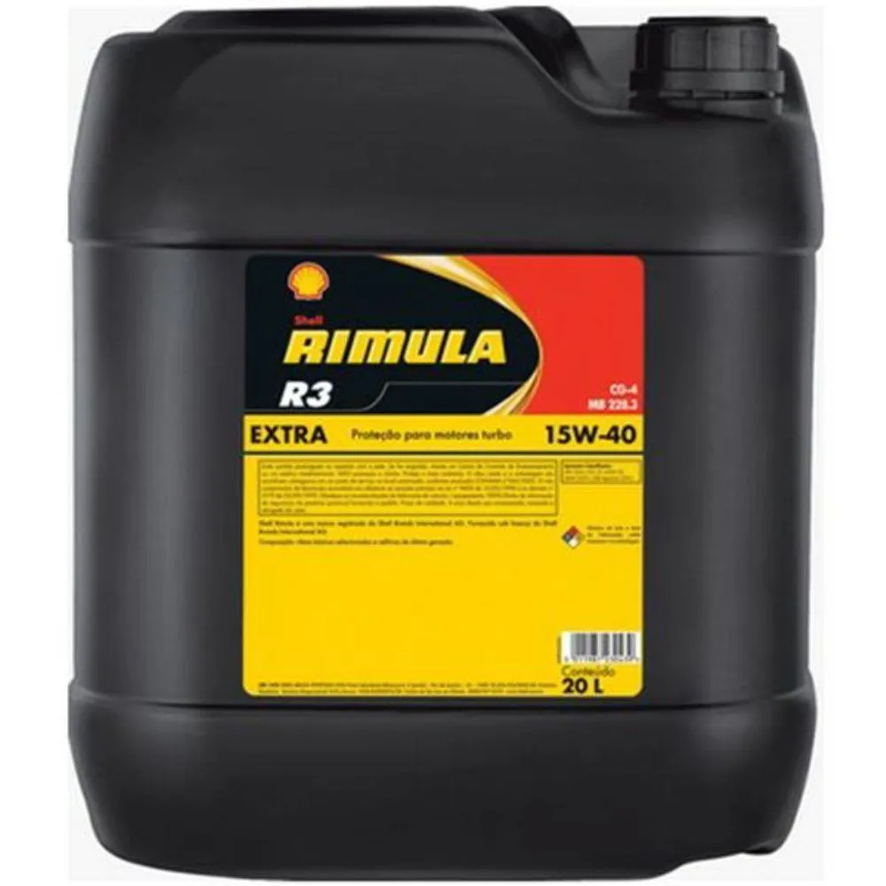 OLEO SHELL RIMULA EXTRA R3 15W40 CI 4 - BD 20lts | Atacadão das ...