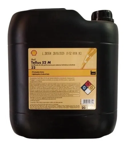 OLEO SHELL TELLUS S2 M 32 BD 20lts | Atacadão das Baterias e Lubrificantes