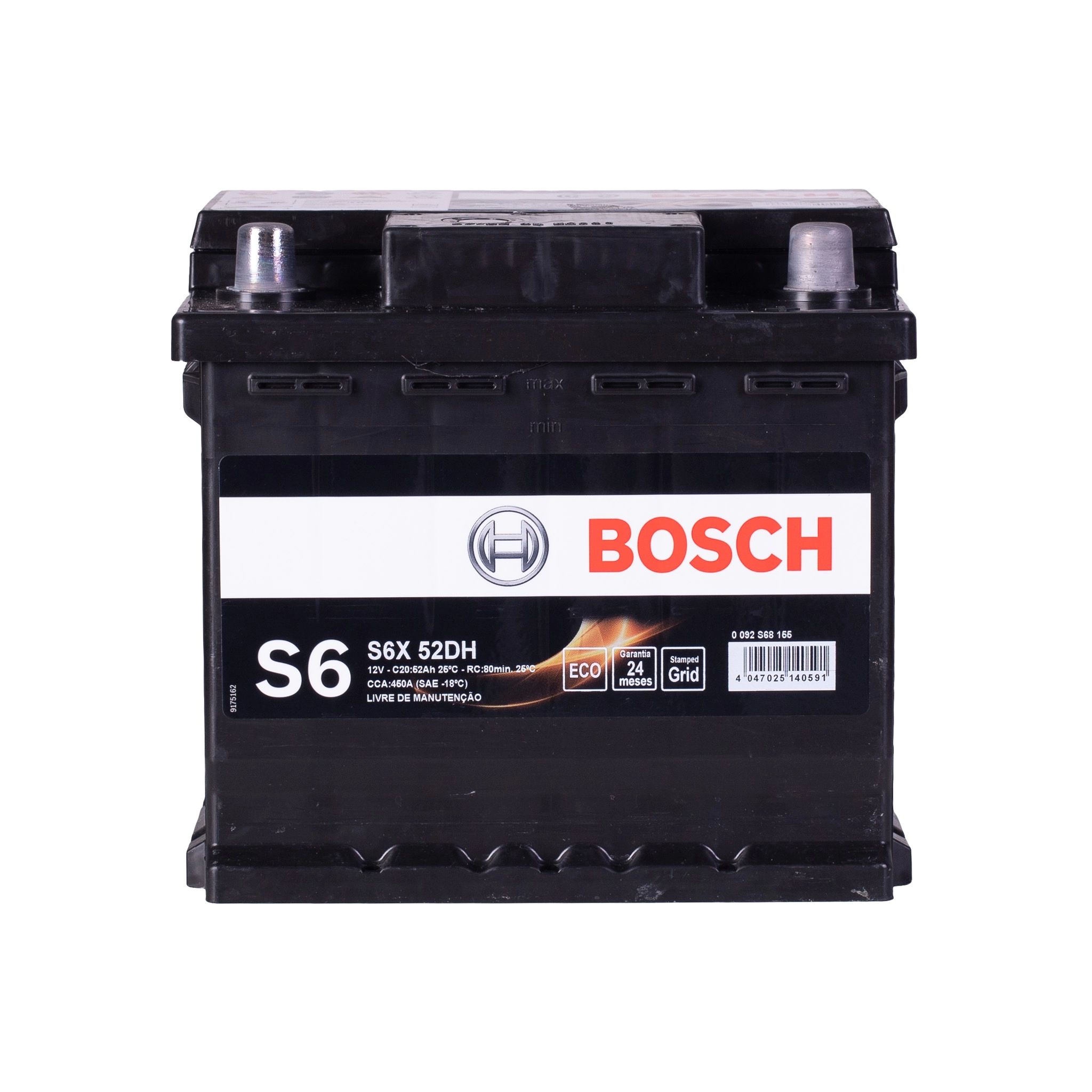 BATERIA BOSCH S6X 052DH 24M CAIXA ALTA PALIO | Atacadão das Baterias e ...