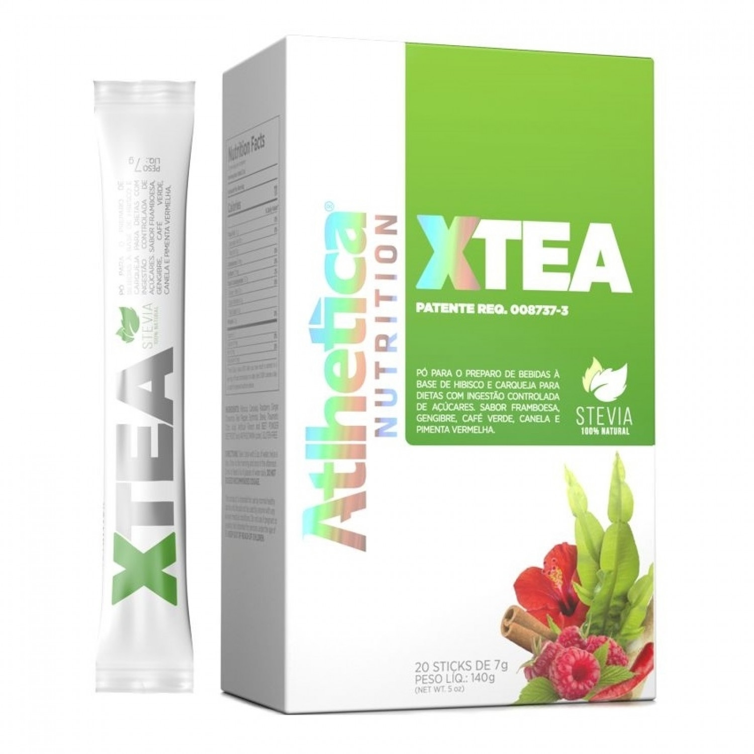 Xtea - 20 Sticks de 7g - Atlhetica Nutrition | Extreme Suplementos