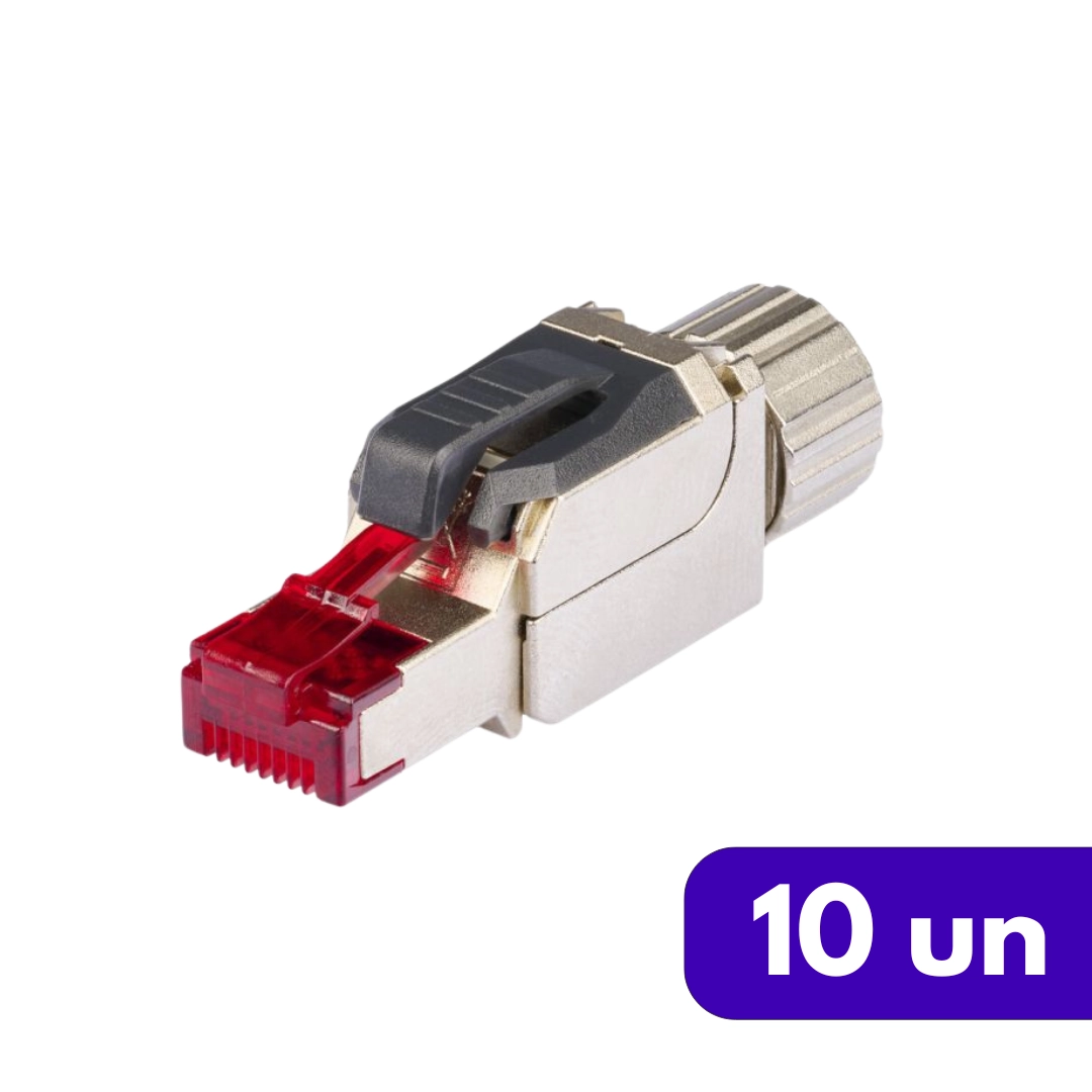 Conector R&M RJ45 FM45 Cat. 6A IP20 - 10 Unidades | Infrastore